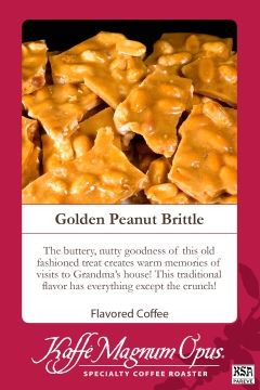 Golden Peanut Brittle Decaf Flavored Coffee Golden Peanut Brittle Decaf ...