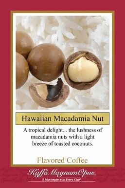 Hawaiian Macadamia Nut Decaf Flavored Coffee Hawaiian Macadamia Nut ...